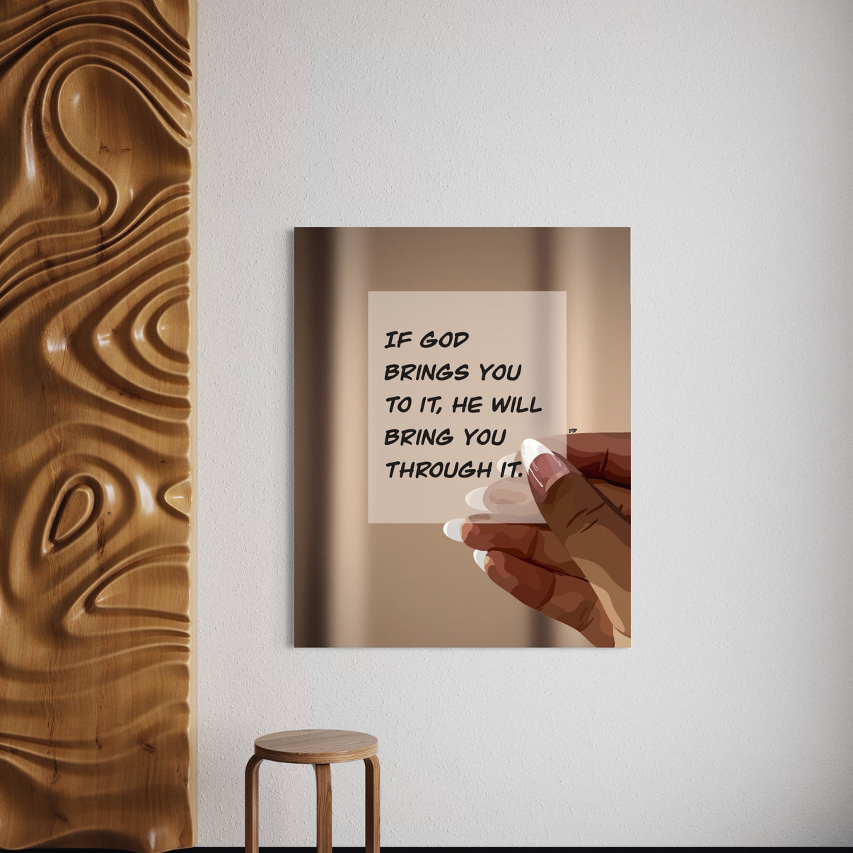 “Only God” Canvas – DaredtoPaint